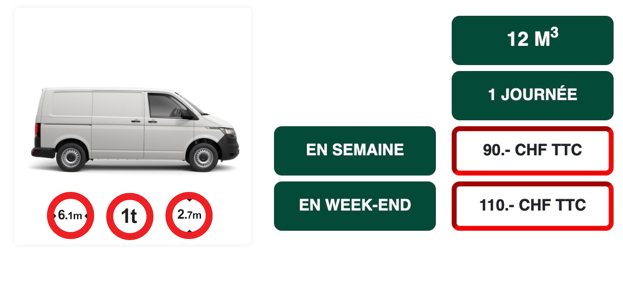 Location de véhicule - SecurStorage